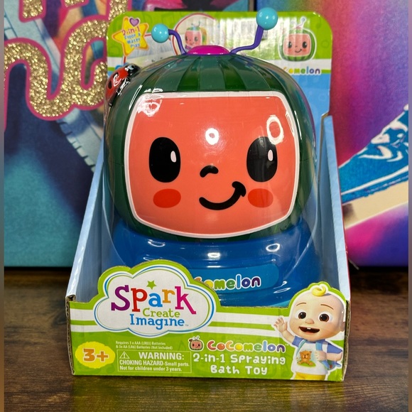 spark | Toys | New Spark Cocomelon 2in Spraying Bath Toy With Led ...